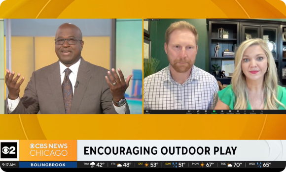 CBS News Chicago | Encouraging Outdoor Play